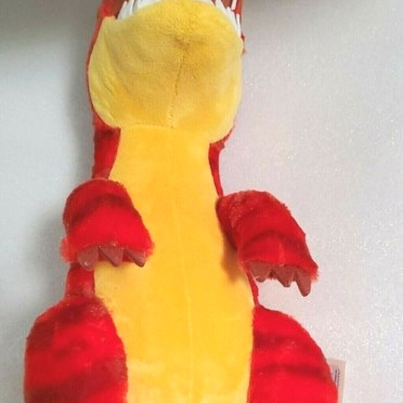 BAB | Toys | Build A Bear Bab Red Dinosaur Velociraptor Raptor Trex ...